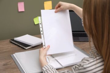 Page Protectors The Secret to An Organized Life