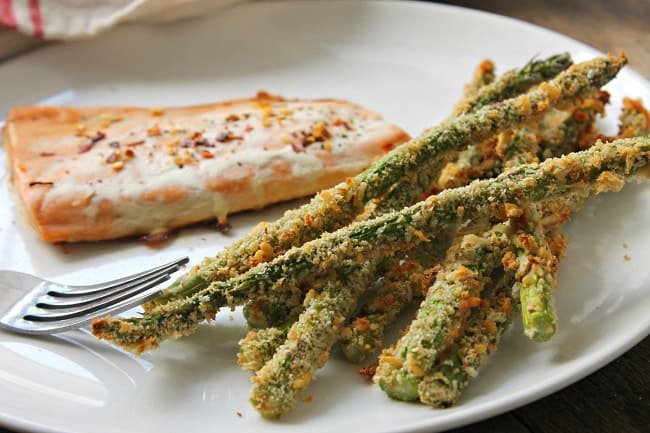Baked Parmesan Asparagus Fries