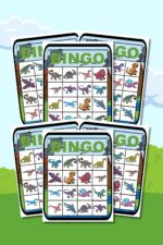 Printable Dinosaur Bingo Game For Kids