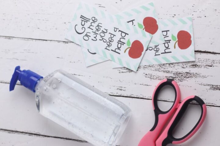 Hand Sanitizer Teacher Gift