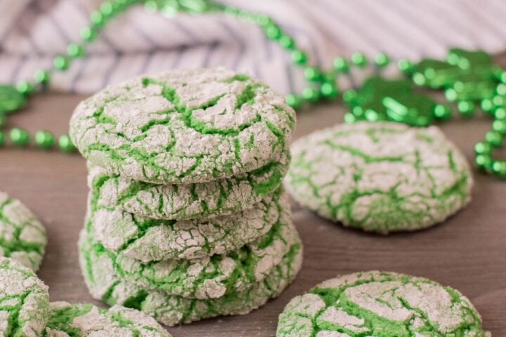 Green Cake Mix Cookies