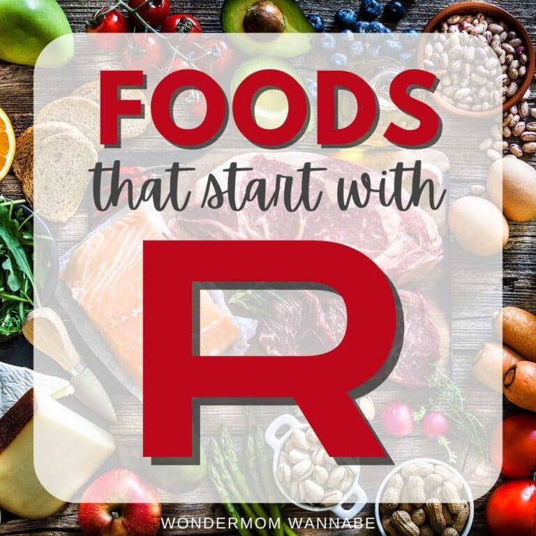 Foods That Start With R