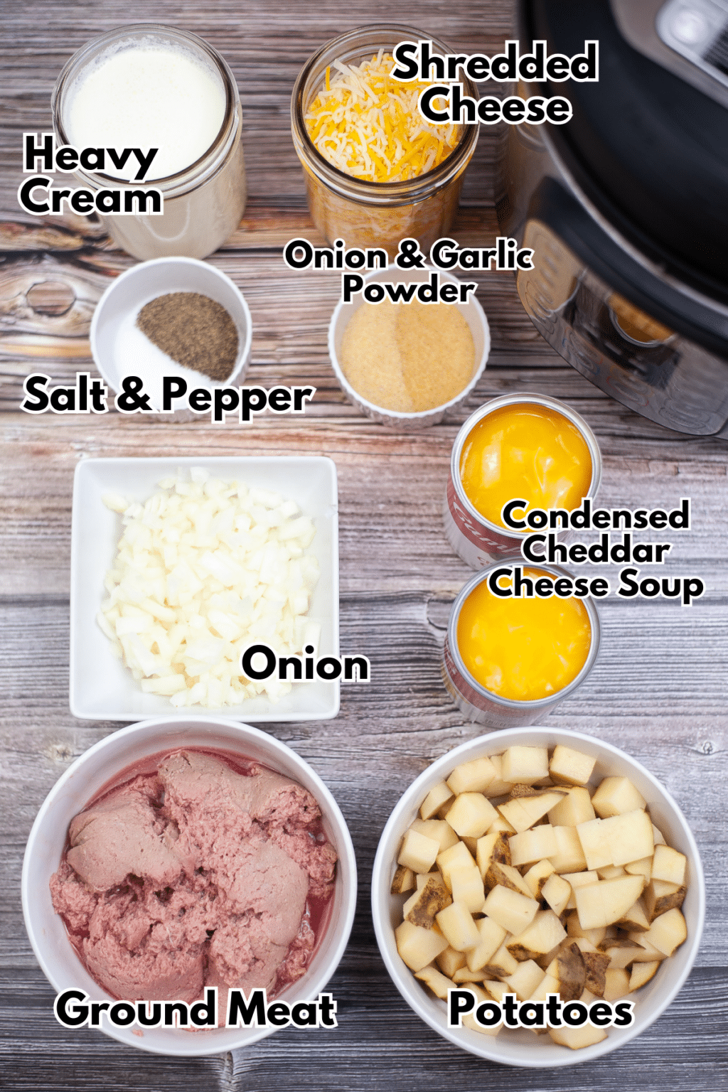 Instant Pot Cheeseburger Soup