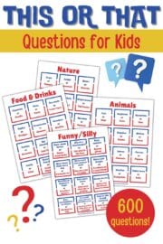 600 This or That Questions for Kids