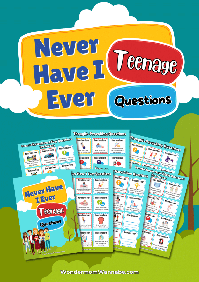 Clean But Fun Never Have I Ever Teenage Questions